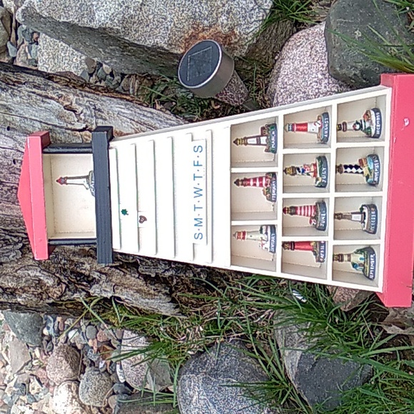 Vintage | Wall Decor | Lighthouse Display Shelf Calendar | Poshmark